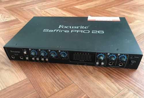 Внешняя звуковая карта Focusrite Saffire Pro 26