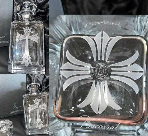 Chrome hearts x baccarat штоф хрустальный