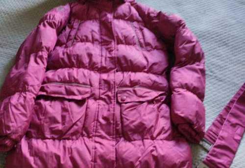 Пальто зимнее для девочки 146