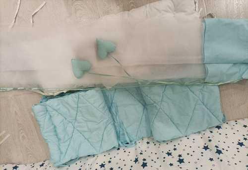 Бортики и текстиль для кроватки Премиум беби