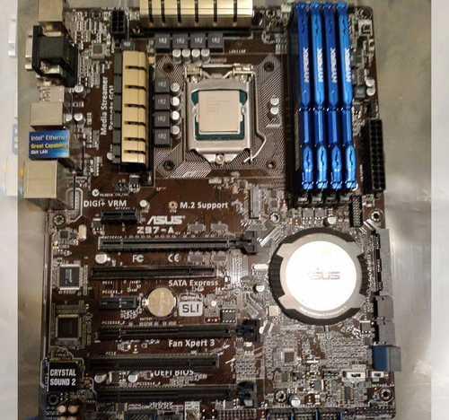 Связка i7 4770 + M/B asus Z97-A + 16Gb DDR3-1866