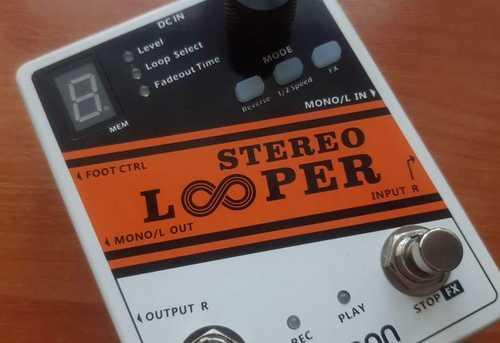 Педаль лупер. ammoon pock loop Looper