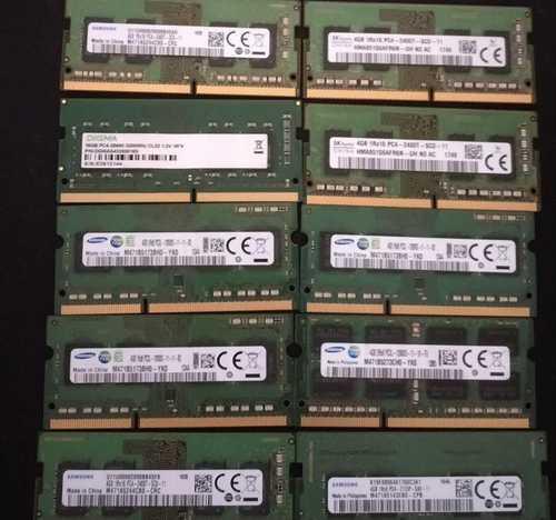 Оперативная память для ноутбука DDR4/DDR3L 4gb