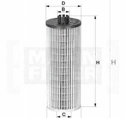 HU842X Фильтр масляный mann-filter hu 842 x (hu842x)