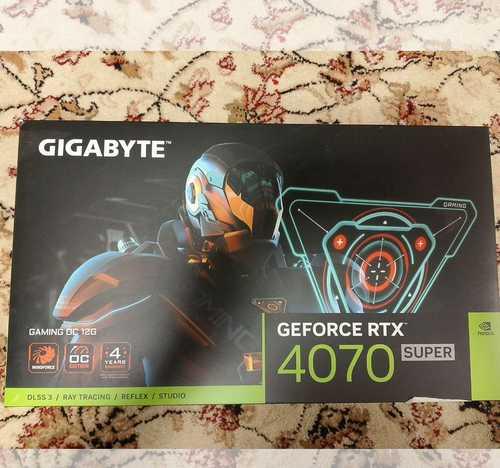 Видеокарта Gigabyte GeForce RTX 4070 super gaming