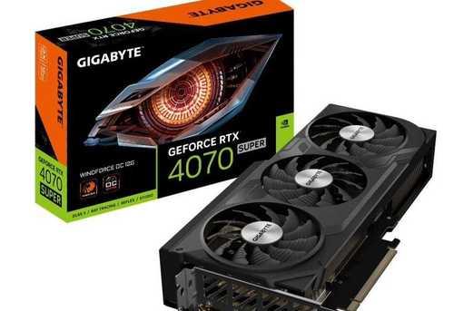 Видеокарта Gigabyte RTX4070Super Windforce OC 12Gb