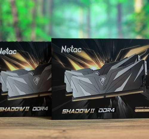 Оперативная память Netac Shadow II 16Gb 2x8Gb 3200