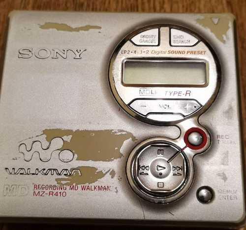 Md плеер sony walkman MZ-R410