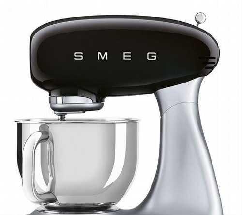 Миксер планетарный Smeg SMF02, черный