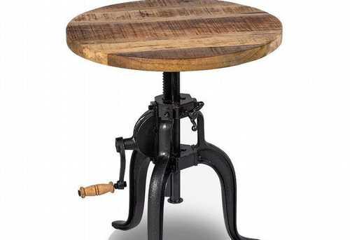 Столик кофейный деревянный лофт