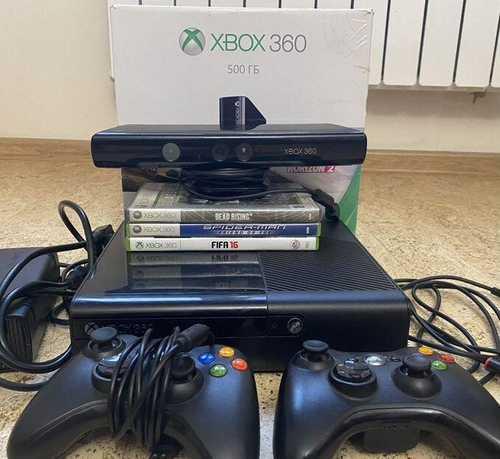 Xbox 360e 500 gb kinect