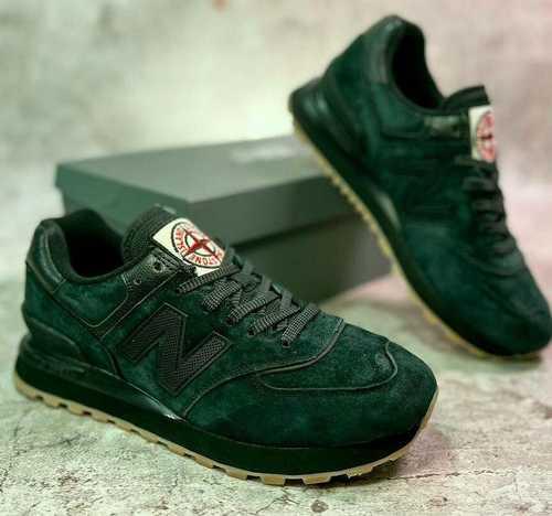 Кроссовки New Balance 574 Stone Island стильные