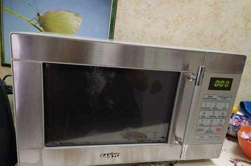 Микроволновая печь с грилем мощная Sanyo EM-G1573V