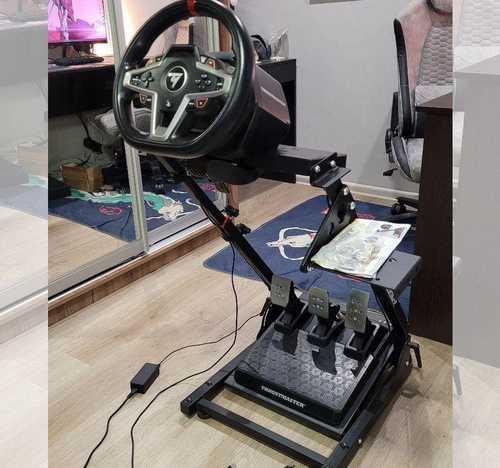 Руль thrustmaster t248 + стойка Mooby vr2