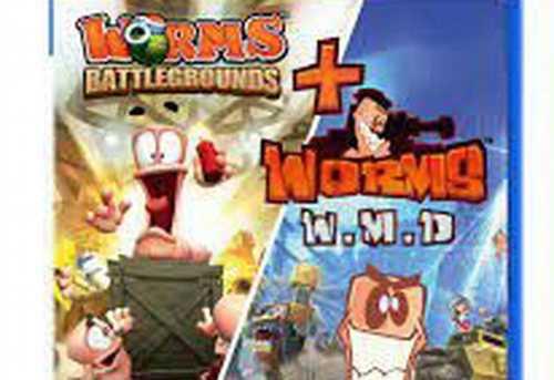 Worms Battlegrounds + Worms Wmd Ps4