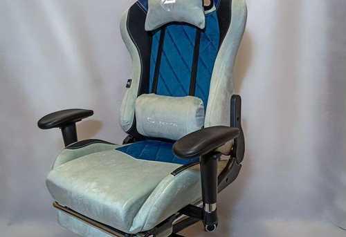 Игровое кресло из ткани с качанием