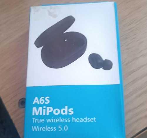 A6S MiPOds 5.0 наушники