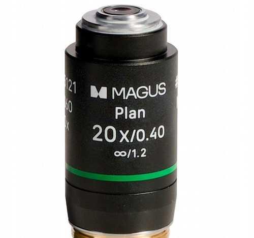 Объектив magus 20PL60V Plan 20х/0,40 /1,2 H60 мм