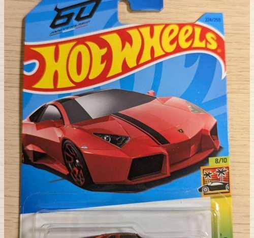 Hot Wheels Lamborghini Reventon (Красный)