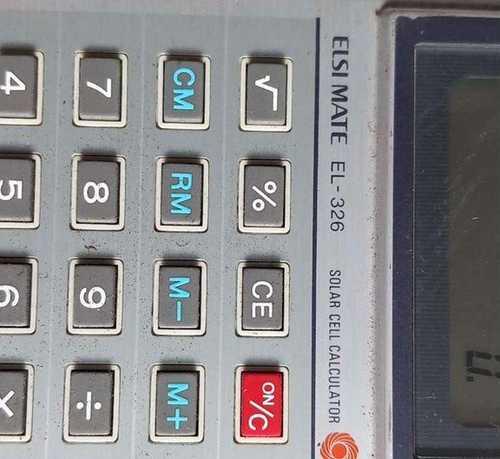 Калькулятор sharp EL-326