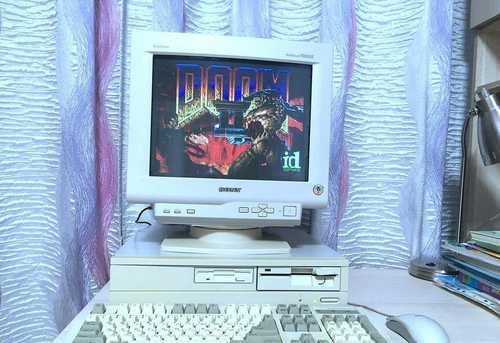 Ретро компьютер 486 intel, 1994 год (Ireland)