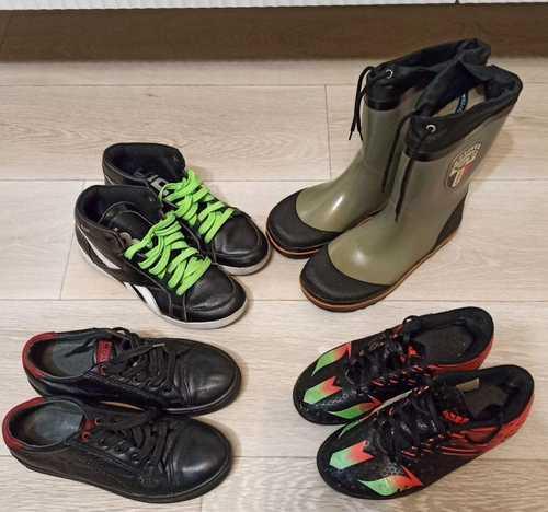 Кроссовки adidas кожаные
