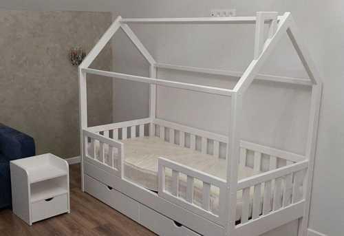 Новая детская кровать-домик Фея 70*160