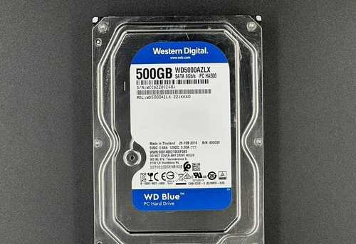 Жесткий диск 500гб WD Blue WD5000azlx 3.5