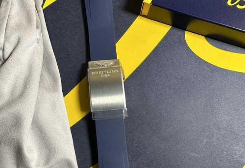 Браслет каучук гладкий для Breitling оригинал 144s