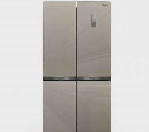 Холодильник Ginzzu NFI-4414 (шампань стекло) Новый