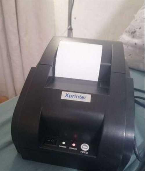 Новый термопринтер для печати чеков Xprinter хp 58