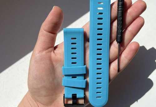 Ремешок для часов Garmin 22 мм голубой