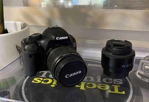 Зеркальный фотоаппарат Canon eos 550d Kit + 50mm