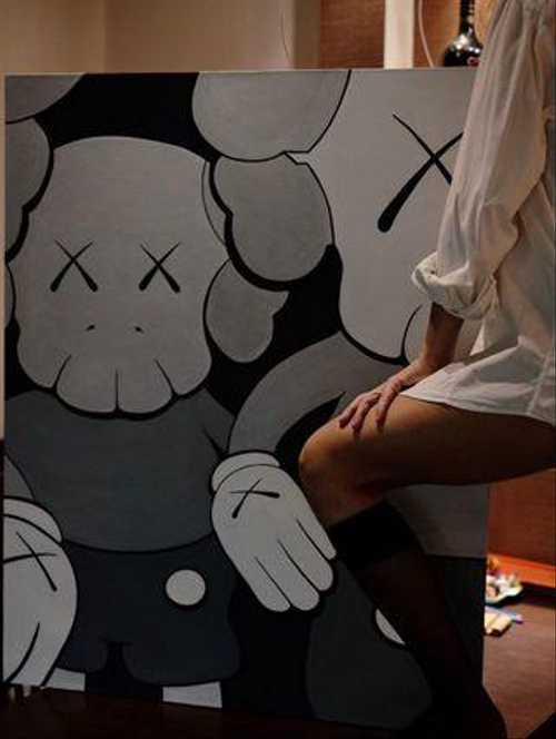 Картина Кавс/ Kaws 80*100