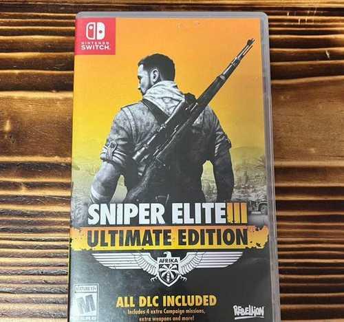 Картридж Nintendo switch Sniper Elite 3 Ultimate E