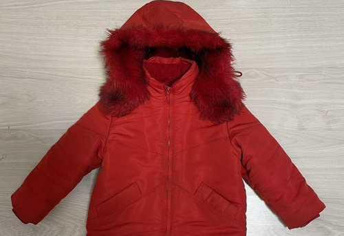 Куртка зимняя на девочку 116-122