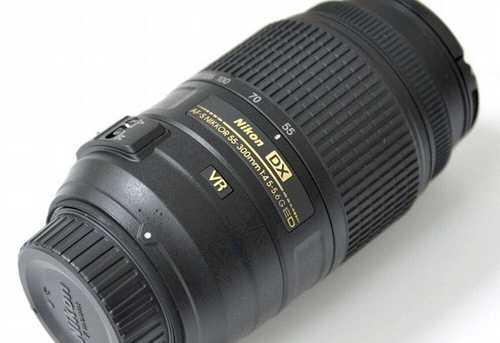 Объектив AF-S DX nikkor 55-300mm f/4.5-5.6G ED