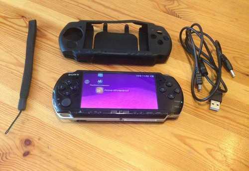 PSP 3008 Black Slim & Lite Wi-Fi прошитая