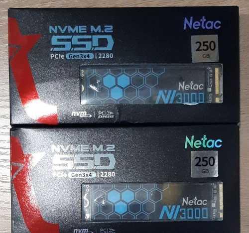 Ssd m2 nvme netac 250gb/1tb