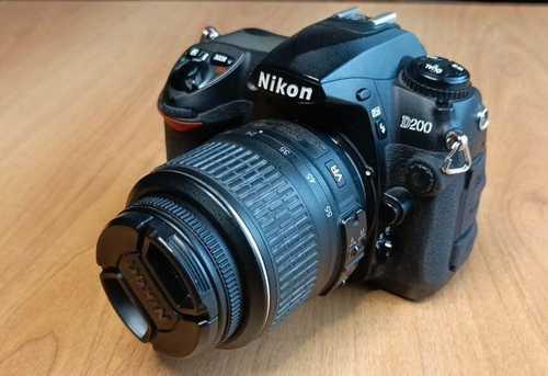 Зеркальная фотокамера Nikon d200