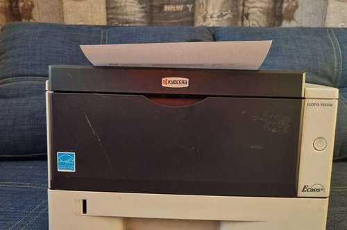 Принтер лазерный kyocera p2035d и картриджи 3шт