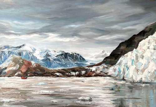 Картина Маслом на холсте Айсберг