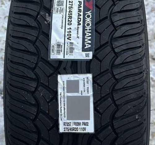 Yokohama Parada Spec-X PA02 275/45 R20 110V