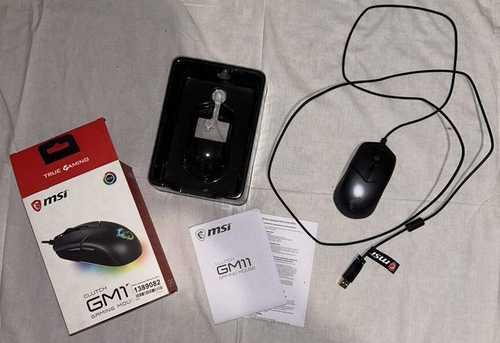 Мышь проводная MSI Clutch GM11 черная