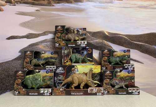 Новые динозавры Jurassic World Mattel