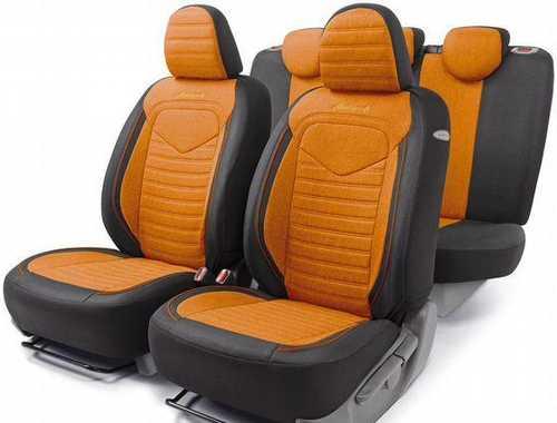 Чехлы на сиденья Autoprofi LIN-1505 Orange