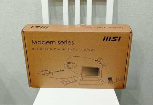 15.6" MSI Modern 15 B12M-213XRU, 512 ГБ, Core i5-1235U, RAM 16 ГБ, Intel Iris Xe Graphics
