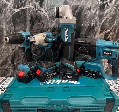 Набор makita 4 в 1 электроинструментов