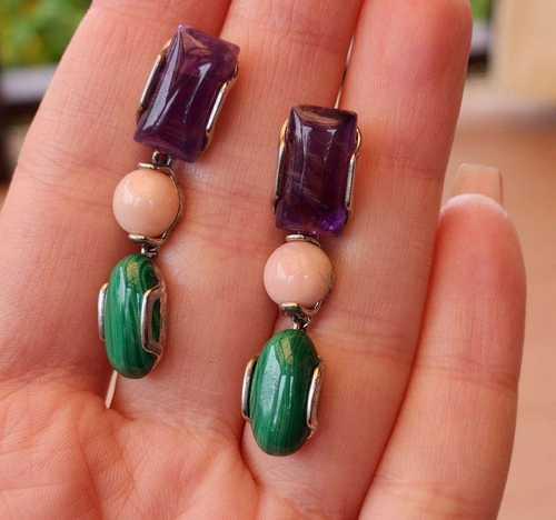 Серьги из серебра