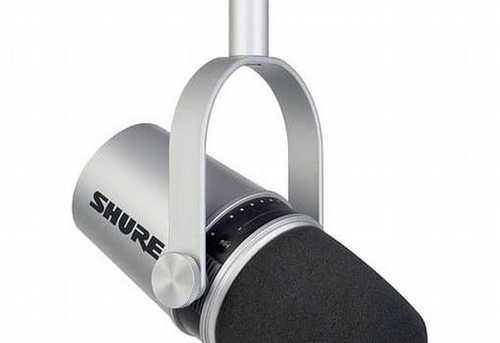 Микрофон Shure motiv MV7 USB, серебристый MV7-S